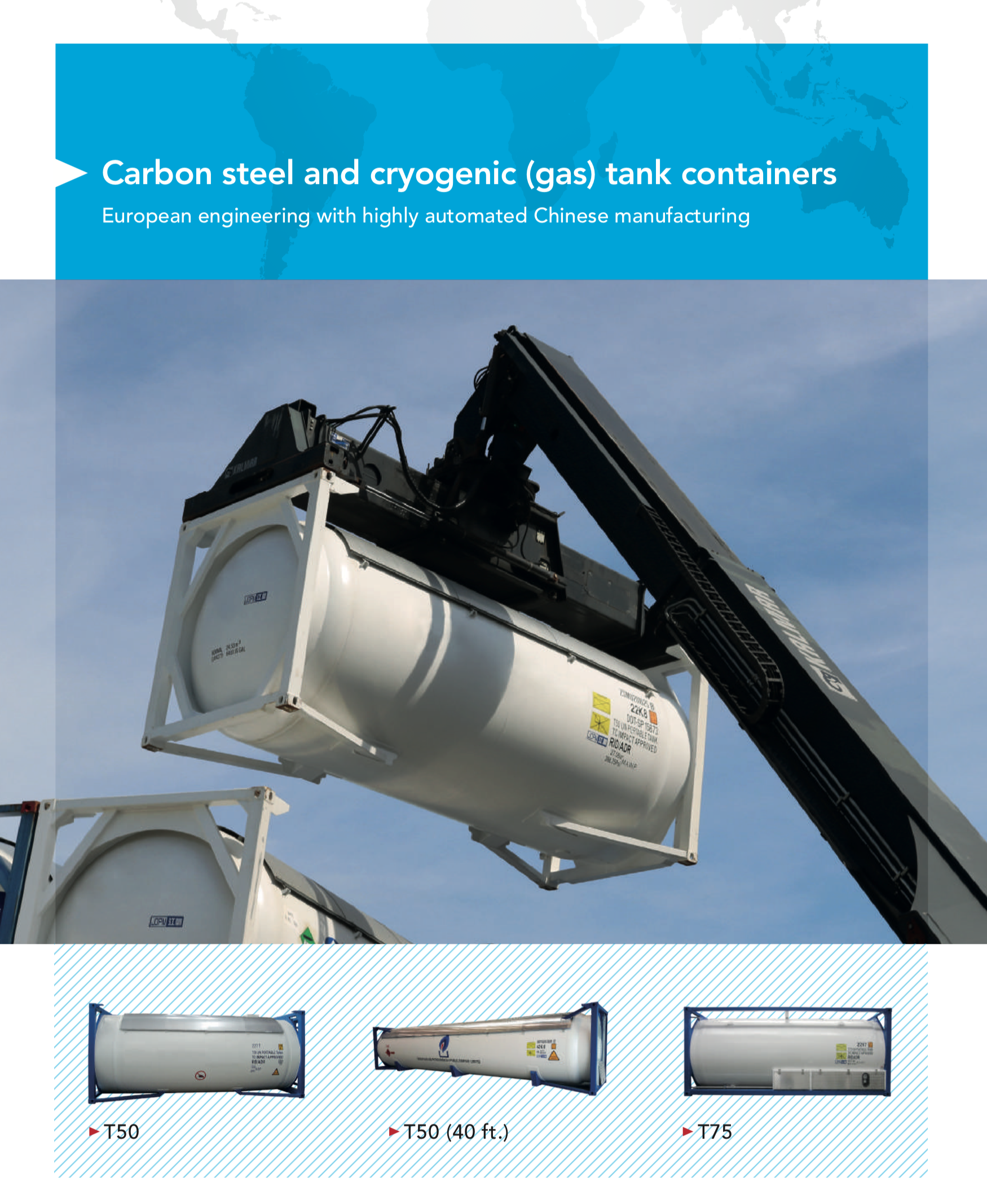 ISO cryogenic tankcontainers available from 8 to 16 bar and 20ft and ...